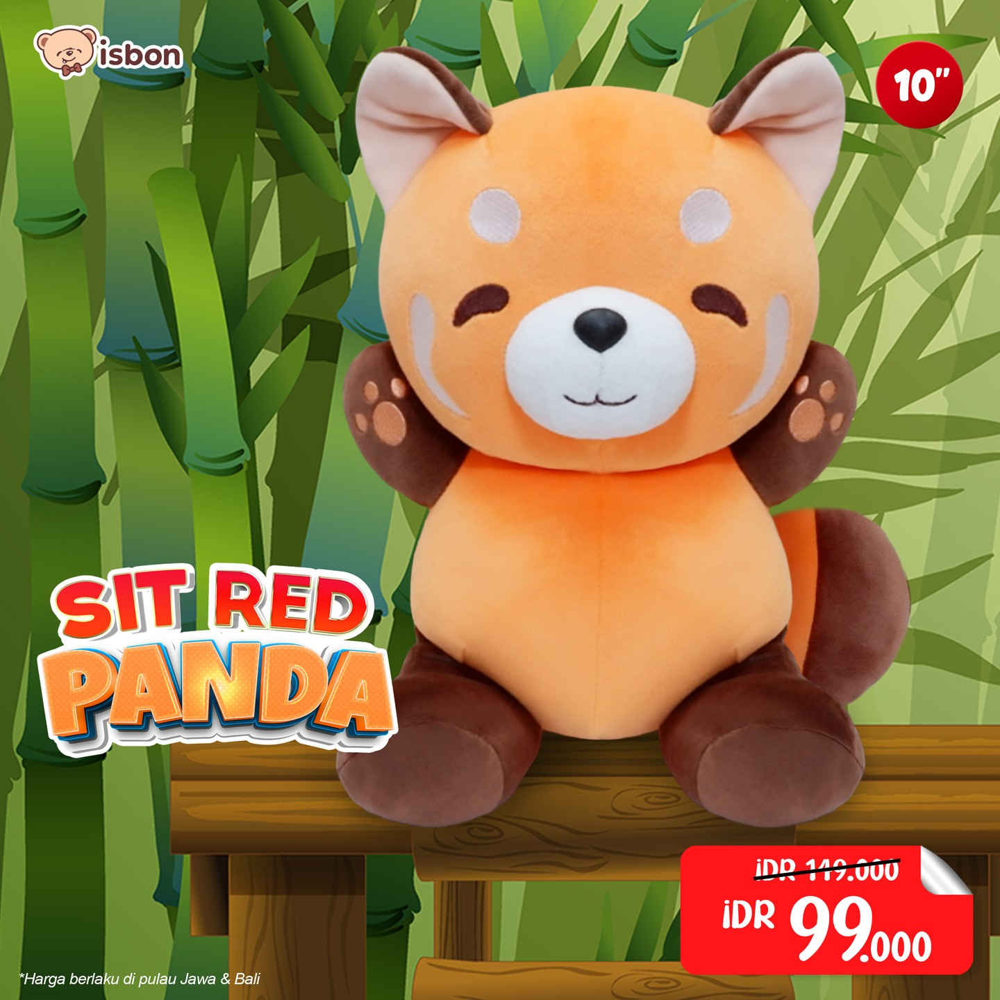 ISTANA BONEKA Red Panda karakter